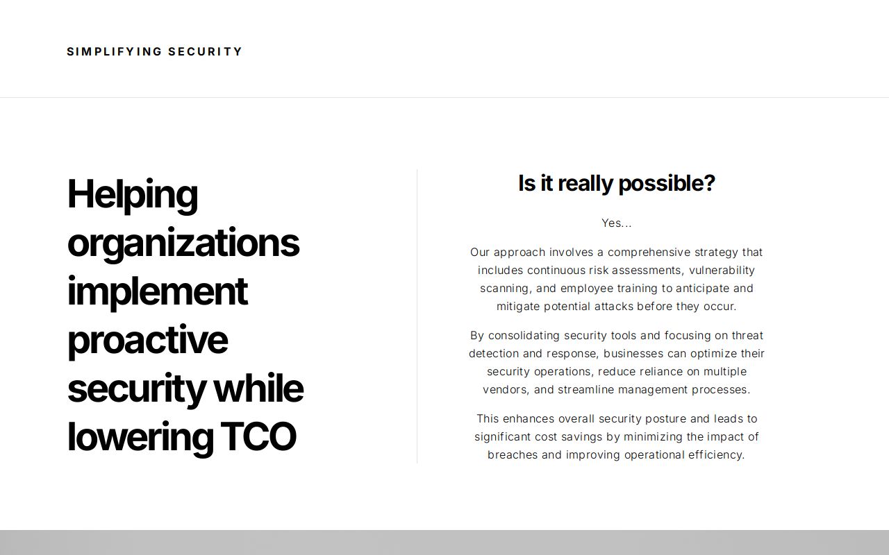 Security Made Simple